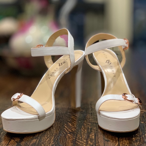 Katy Perry Collections | Shoes | Katy Perry The Noelle White Platform ...
